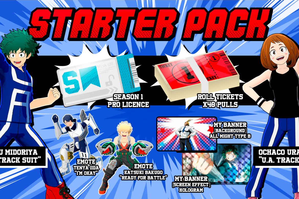 MY HERO ULTRA RUMBLE – Starter Pack – My Hero Ultra Rumble News!